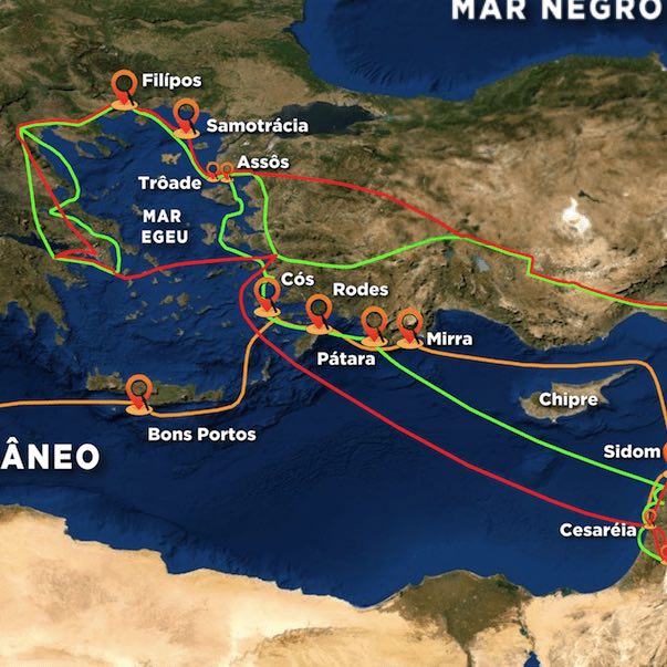 EETAD VILA NIVI AD BRÁS EM ATOS DOS APOSTOLOS AS VIAGENS DO APOSTOLO PAULO